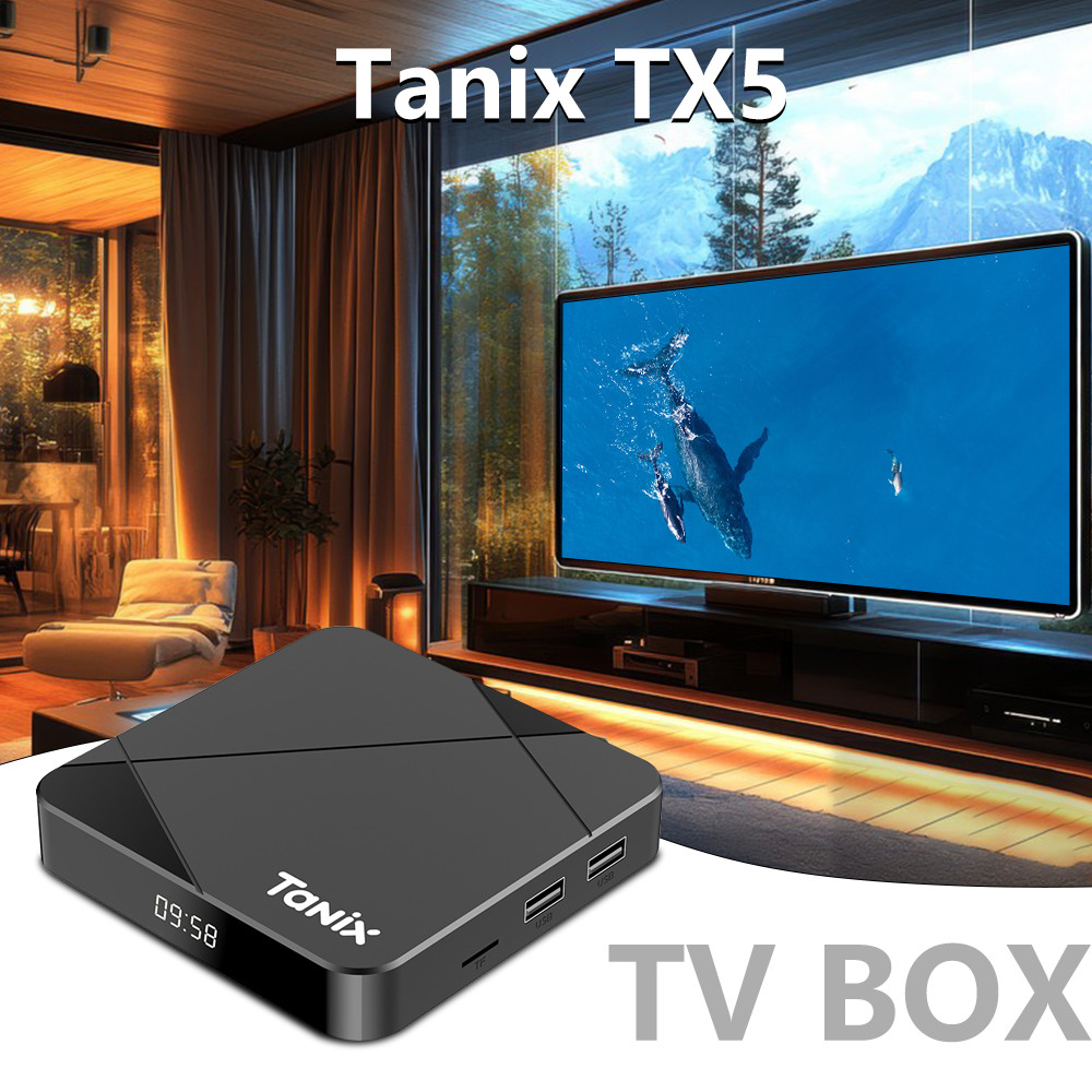Jual Original TANIX TX5 Amlogic S905Y5 Android14 4K Video LAN Wifi6 BT5 ...