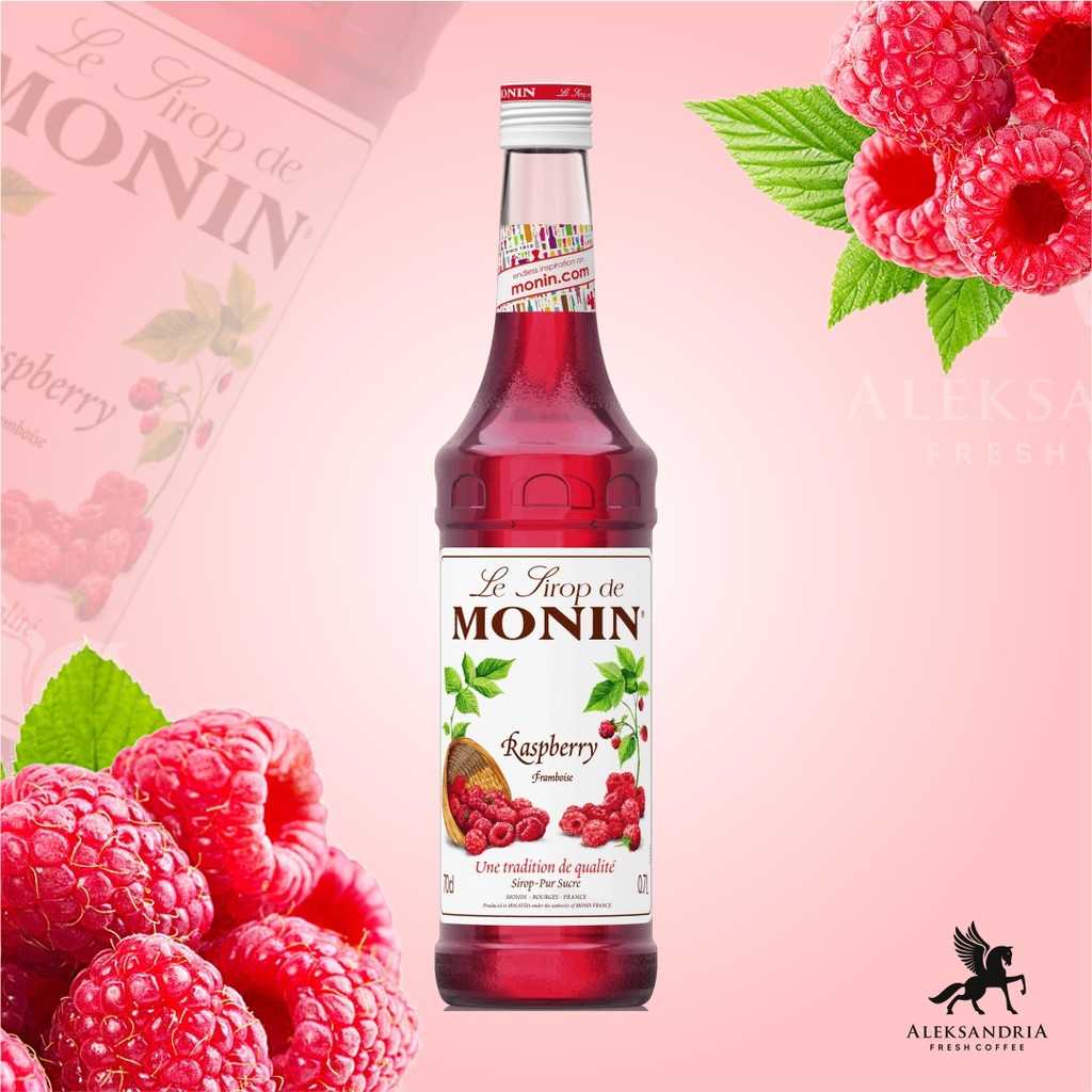 Jual Monin Syrup Raspberry (700ml) | Shopee Indonesia