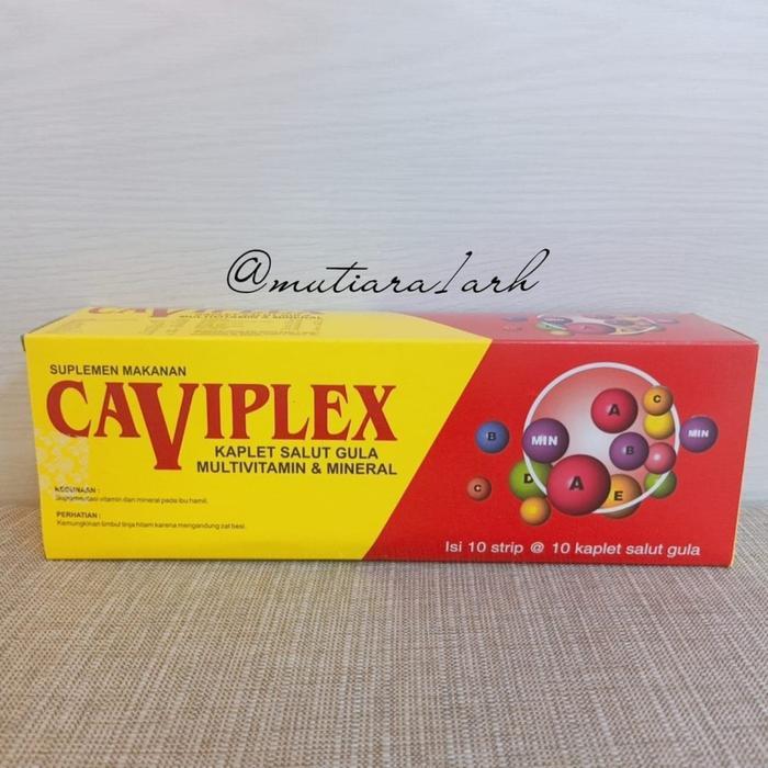Jual Caviplex Box 100 Tablet Suplemen Makanan Multivitamin & Mineral ...