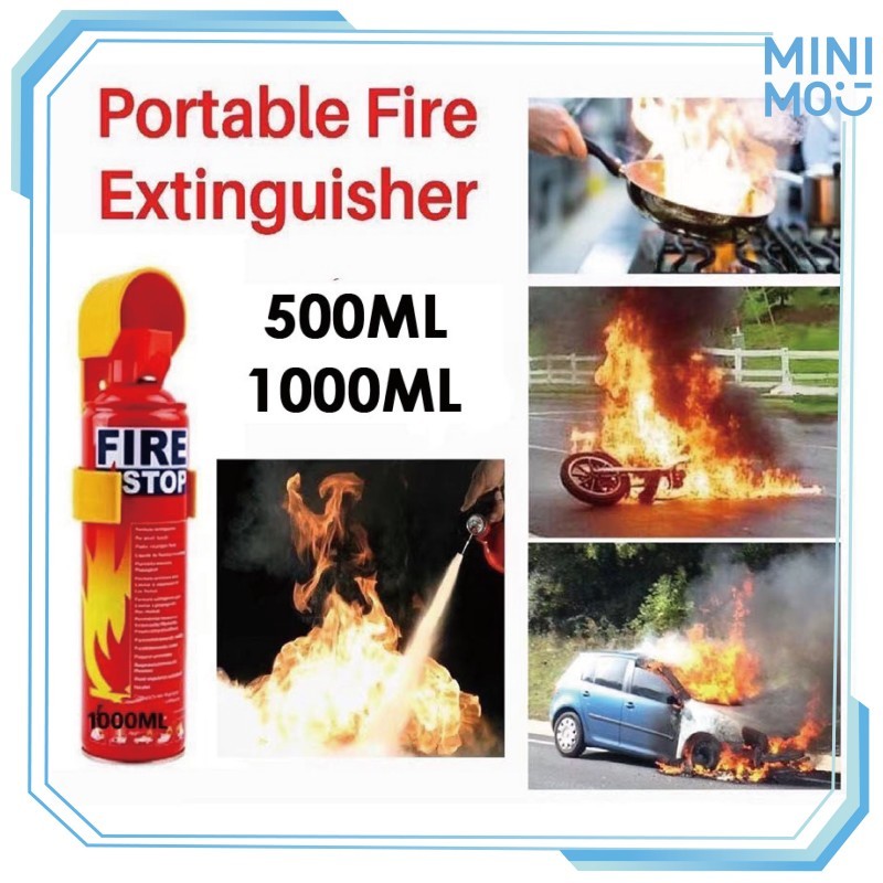 Jual Fire Stop 1000ML Portable Mini Apar Ringan Alat Pemadam Api Mobil ...