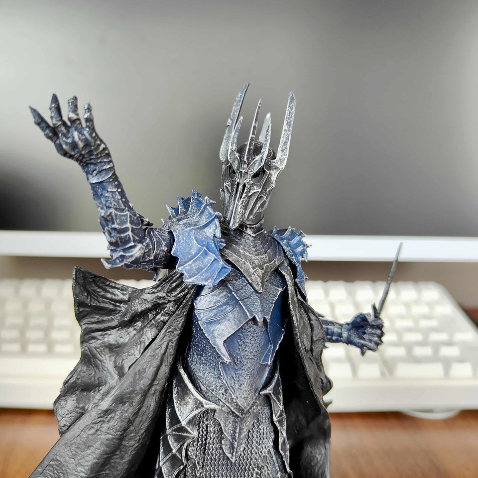Jual 20CM Iron Witch King Dark Lord Sauron Collectible Sauron Nazgul ...