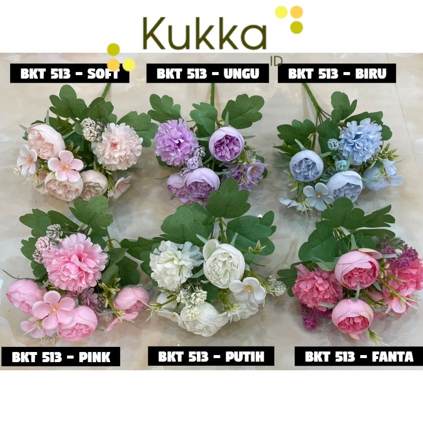 Jual KUKKA - Bouquet bunga BKT 513 Artifisial Dekorasi | Shopee Indonesia
