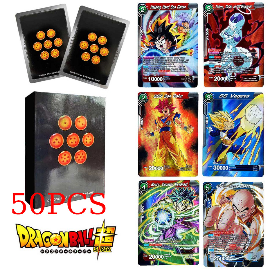 Jual 2025 Dragon Ball Super Saiyan Goku Shiny Card - Son Goku Signature ...