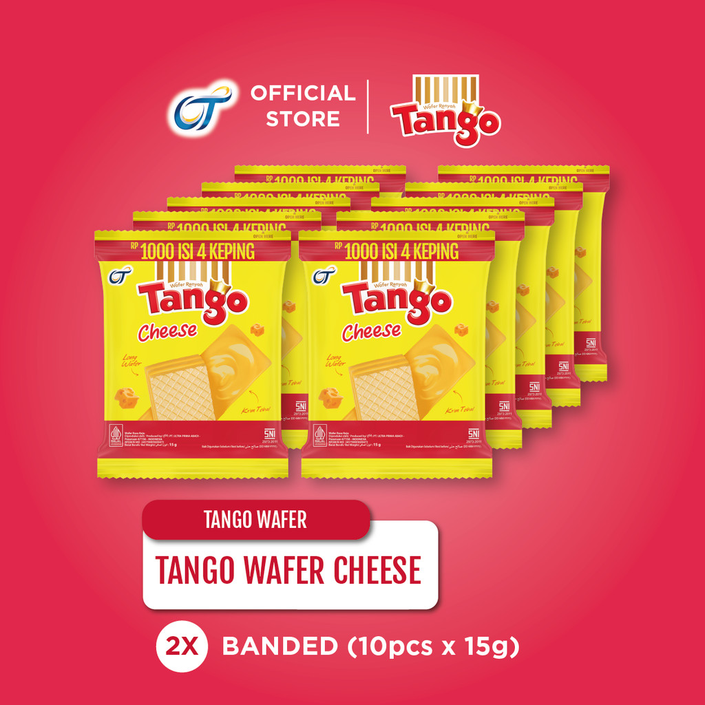 Jual Tango Wafer Rasa Keju [2 Renceng x 15 Gram] – Wafer Cheese Enak ...