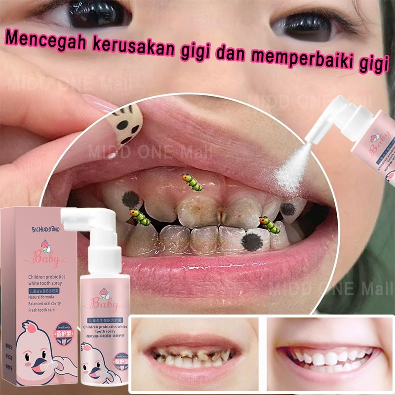 Jual NMZSHOP Semprotan mulut anak pasta gigi bayi Oral Cleansing Spray ...