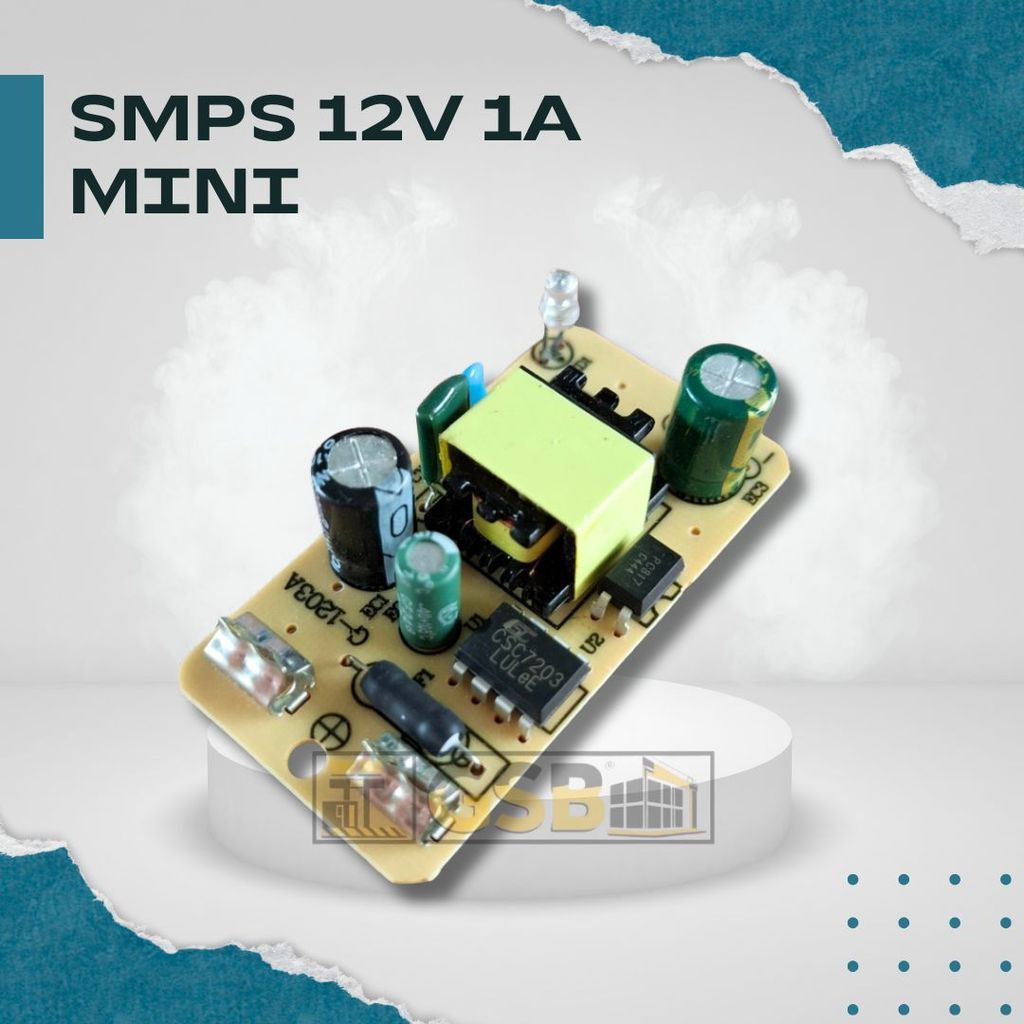 Jual Modul PSU SMPS 12V 1A Kit Adaptor PCB 12 Volt 1 Amper Input AC ...
