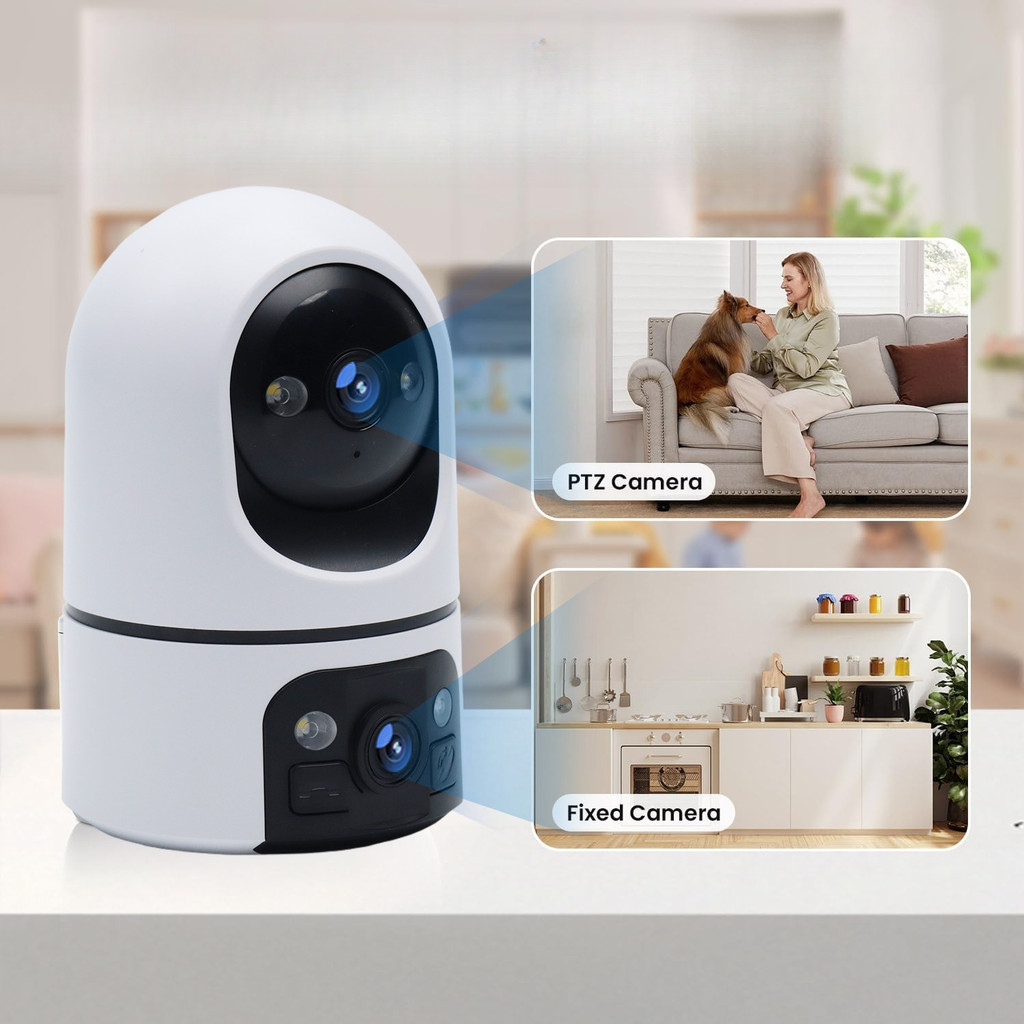 Jual OKAM PRO DualLens HD 5K 10MP WiFi Camera TwoWay Video Intercom AI ...