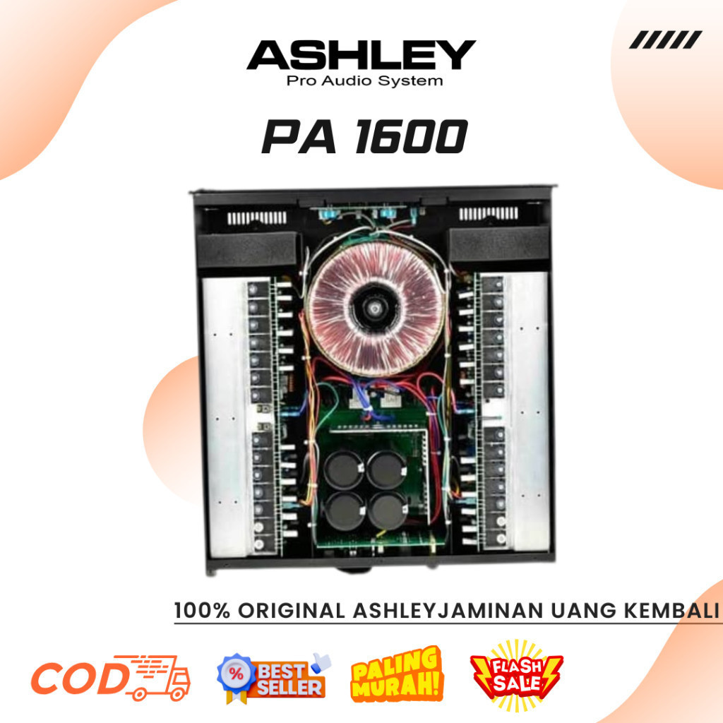 Jual Power Ashley PA 1600 Class GB Professional Power Amplifier ...
