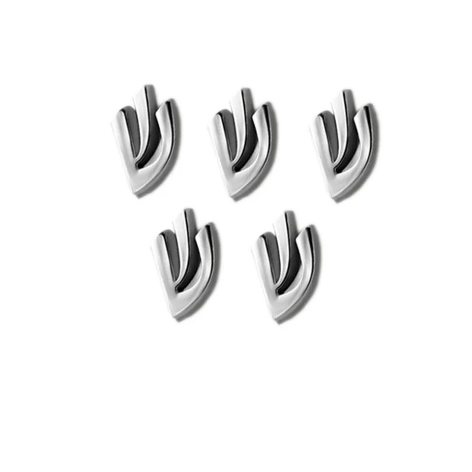 Jual 5Pcs Silver and Golden Metal Israel Judaism DIY Blessing Mezuzah LOGO Badge Decorations ...