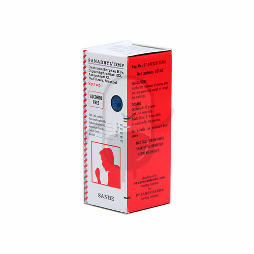 Jual Sanadryl Dmp Syrup 60 Ml Botol | Shopee Indonesia