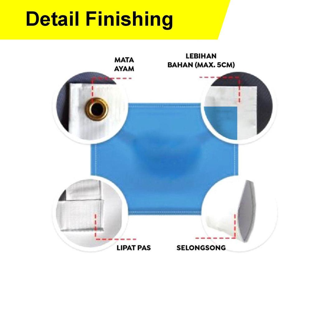 Jual Cetak Spanduk Banner Biru MMT Spanduk Custom 200x100 | Shopee ...