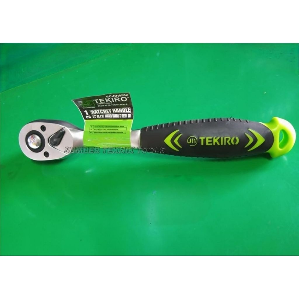 Jual Tekiro Gagang shock Ratchet Handle karet 1/2" x 10 Inch | Shopee ...