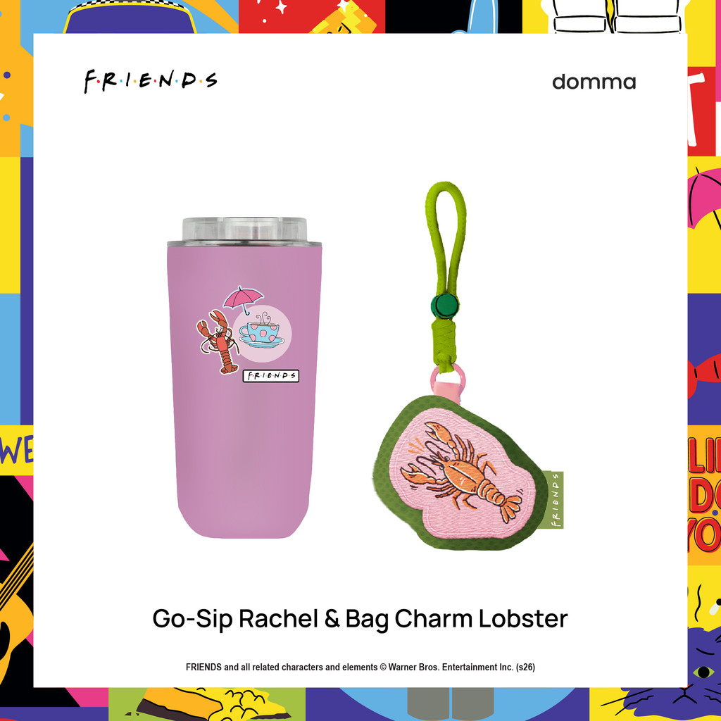 Jual [Domma] Bundling Friends Edition - 480 ml Go-Sip Tumbler Rachel ...