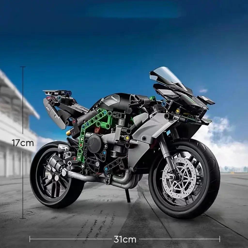 Jual New Technical H2R Motorcycle Builng Blocks Bricks Compatible 42170 ...