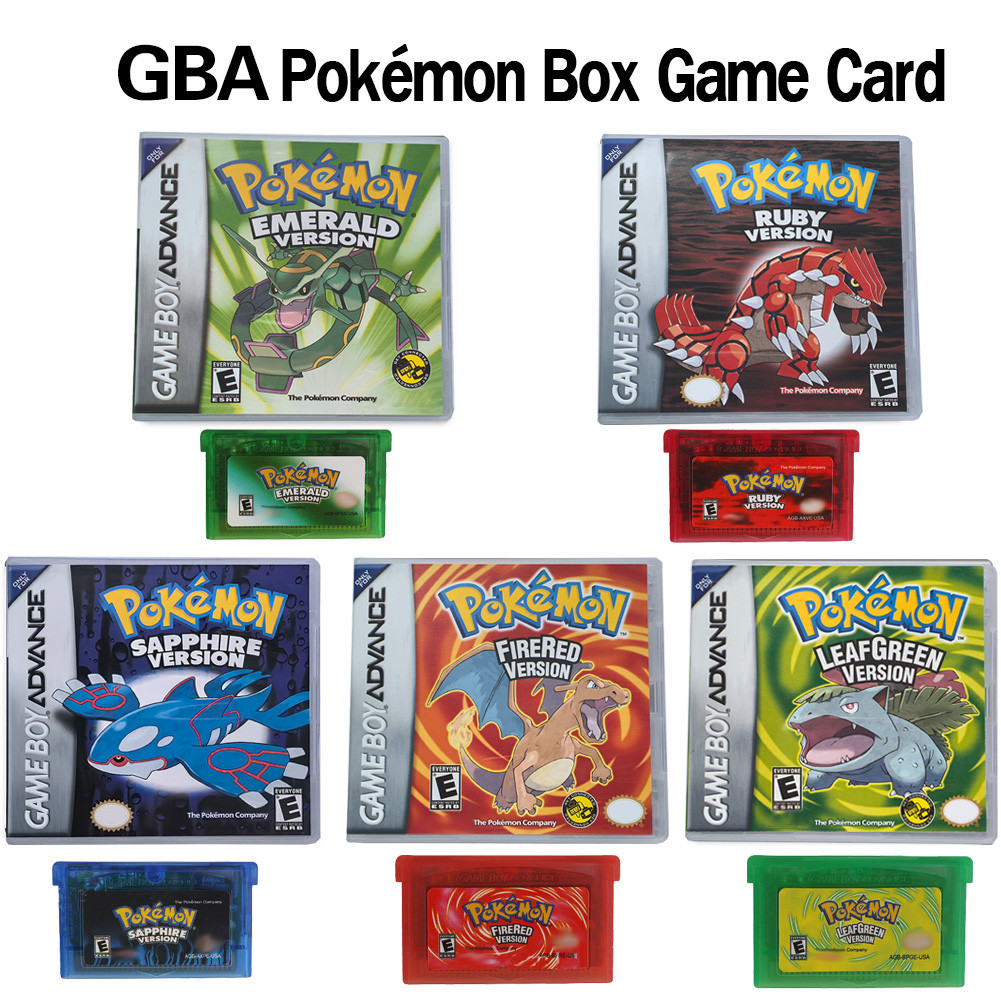 Jual NEW Pokemon Series Emerald FireRed Leafgreen Ruby Sapphire 5 ...