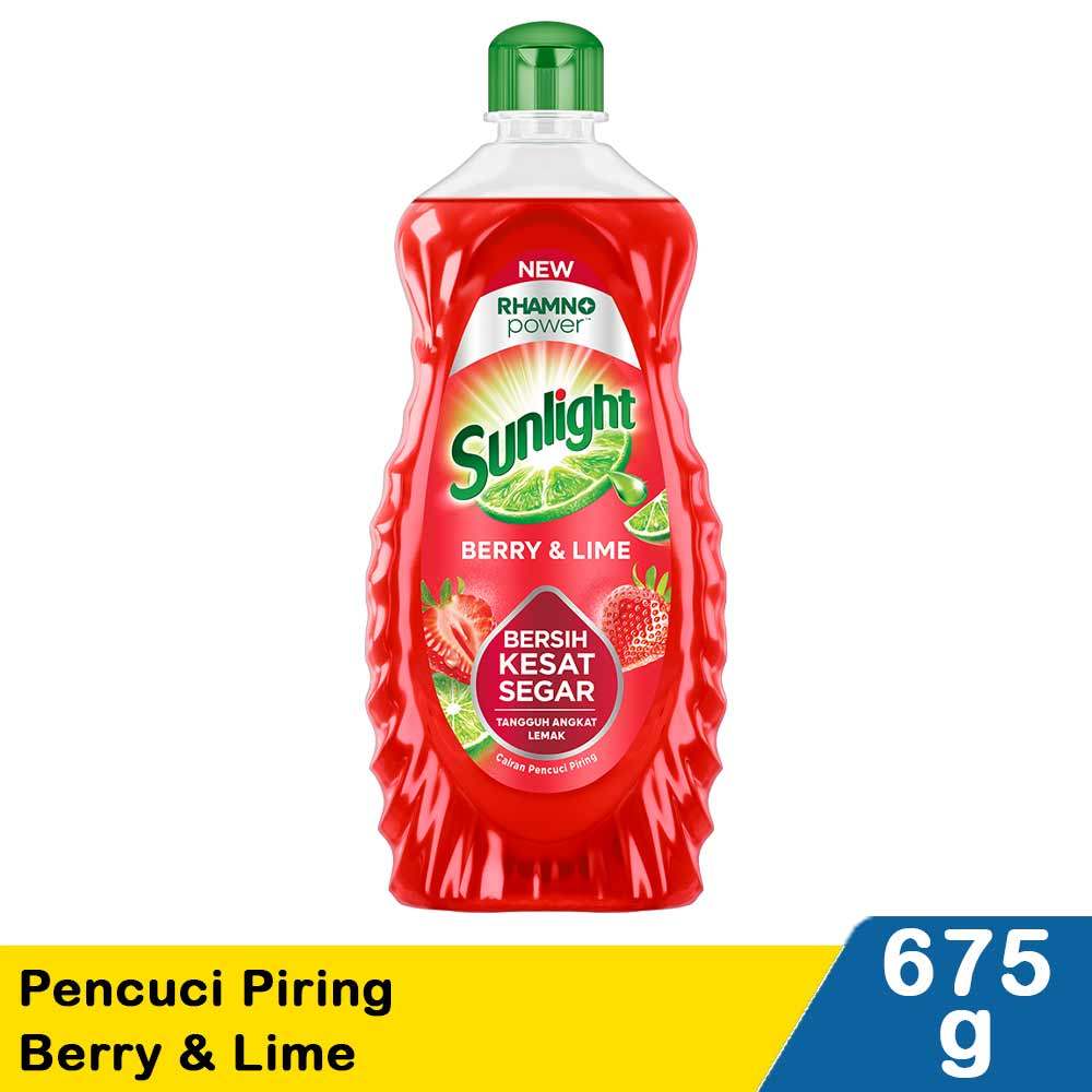 Jual SUNLIGHT PENCUCI PIRING BERRY & LIME 675g | Shopee Indonesia