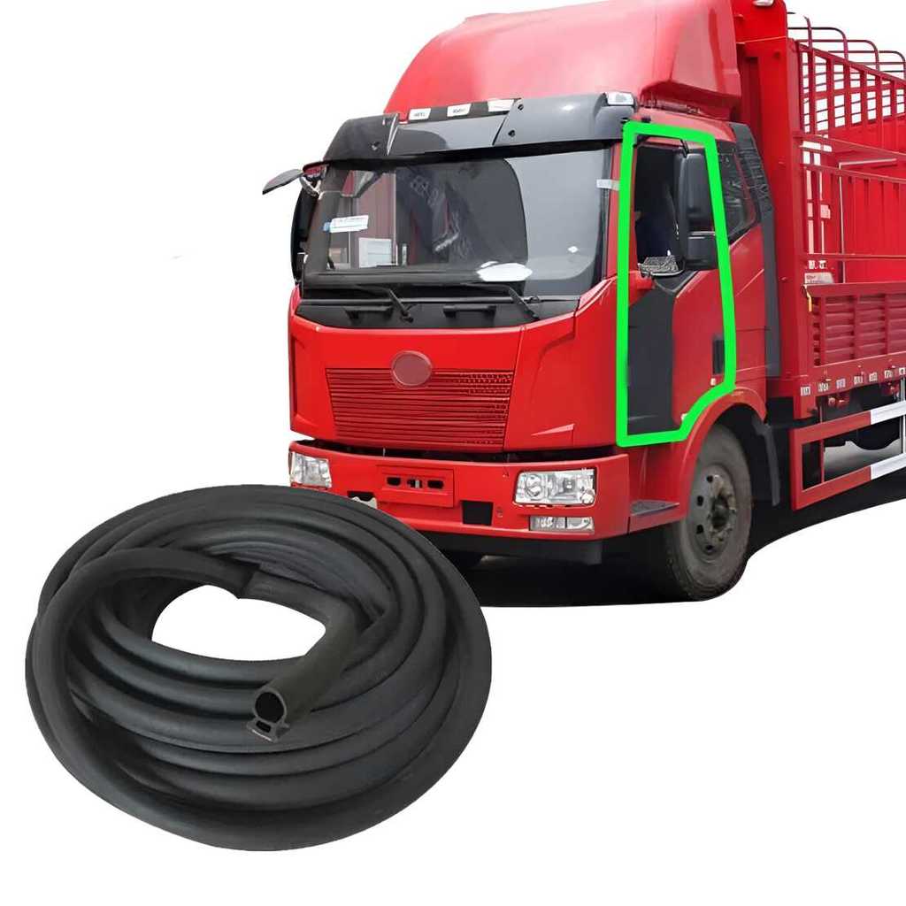 Jual 5m Semi Truck Lorry Wagon Van Door Seal Sealing Strip Rubber ...