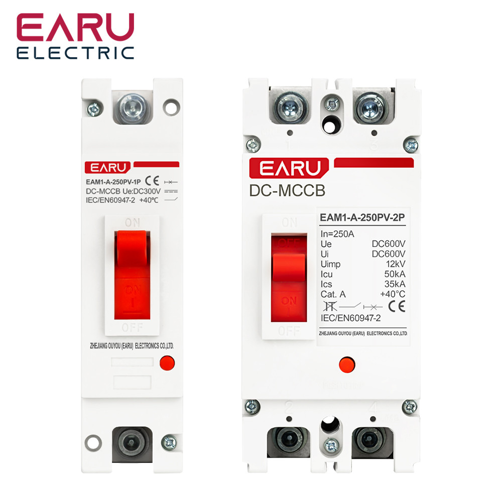 Jual 1P 2P DC Solar Molded Case Circuit Breaker MCCB Overload ...