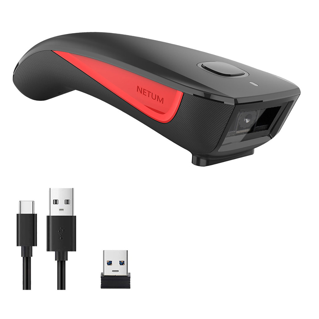 Jual NETUM C990 Bluetooth 2D Barcode Scanner Pocket Wireless QR Reader ...