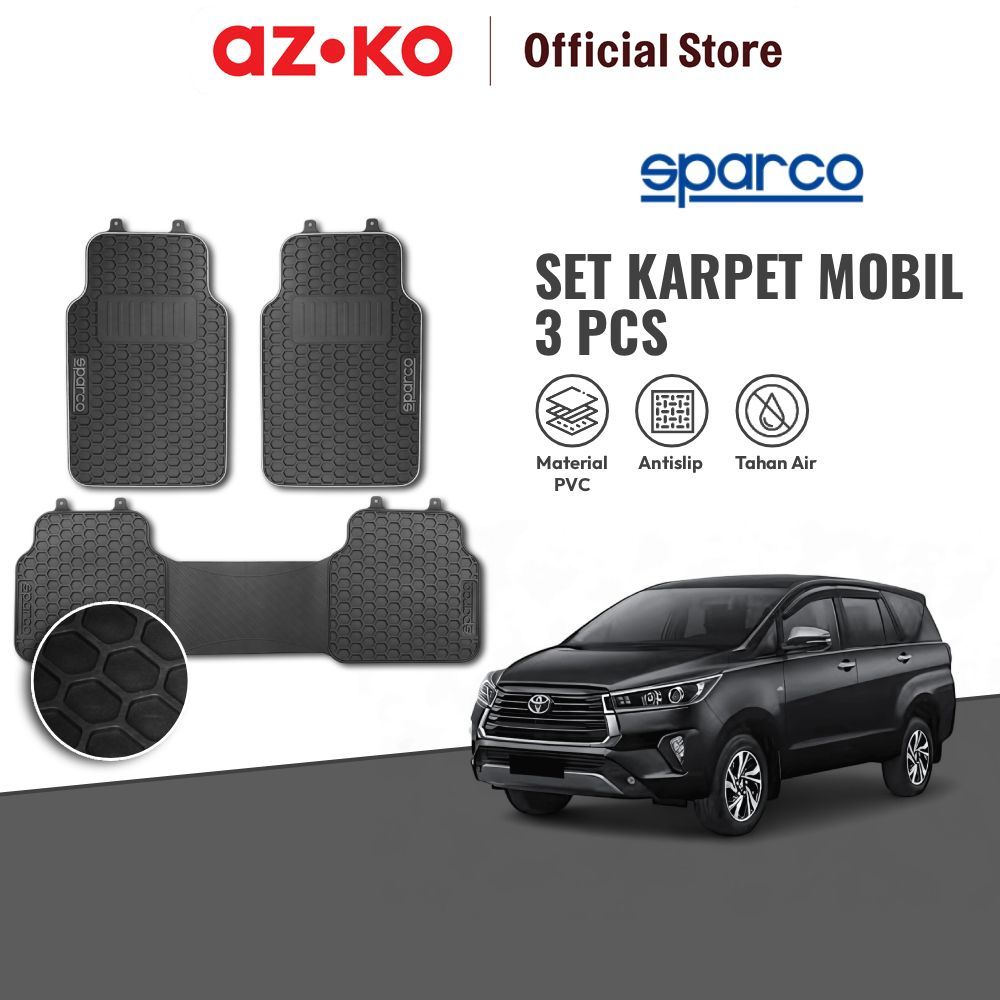 Jual AZKO Sparco Set Karpet Mobil Pvc Car Carpet Aksesoris Alas ...