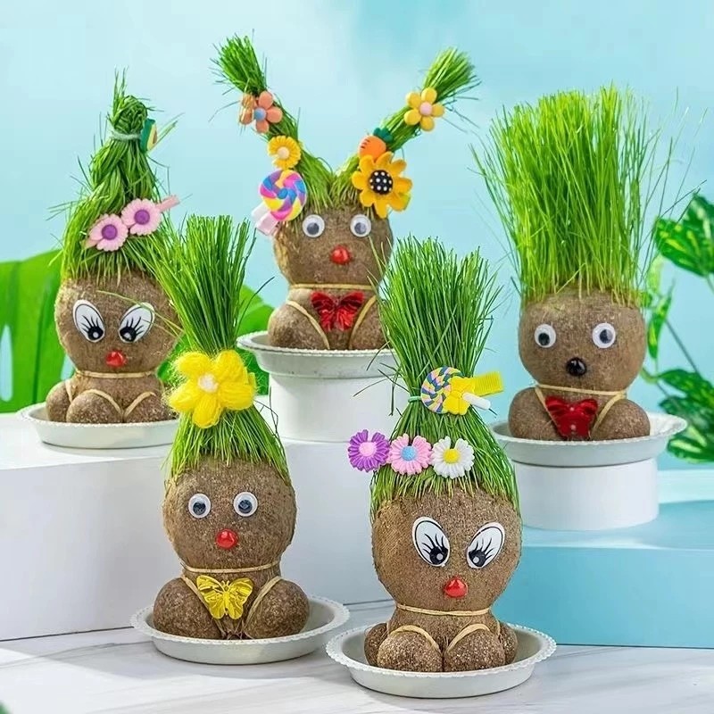 Jual Boneka Rumput Bunga Grass Doll Blossom Doll Tanaman Bentuk Horta ...