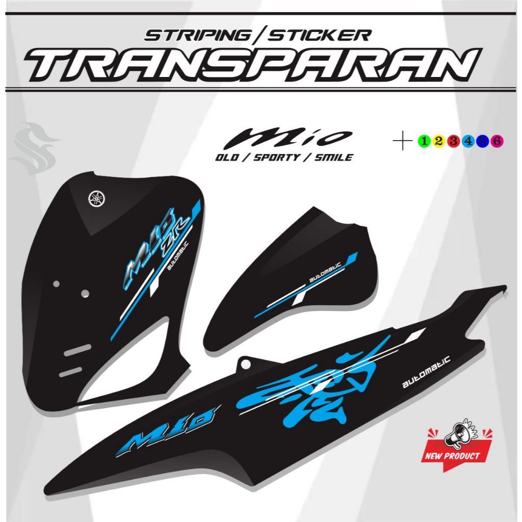 Jual STRIPING MIO OLD STICKER TRANSPARAN MIO SPORTY / MIO MX THD ...