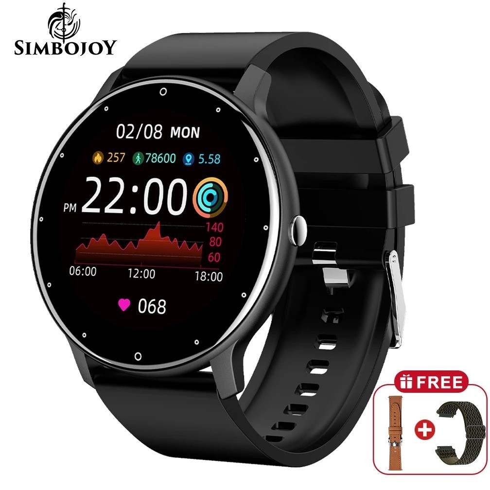 Jual SmartWatch ZL02D Layar Terang 1.28'' Anti Air IP67 Olahraga ...