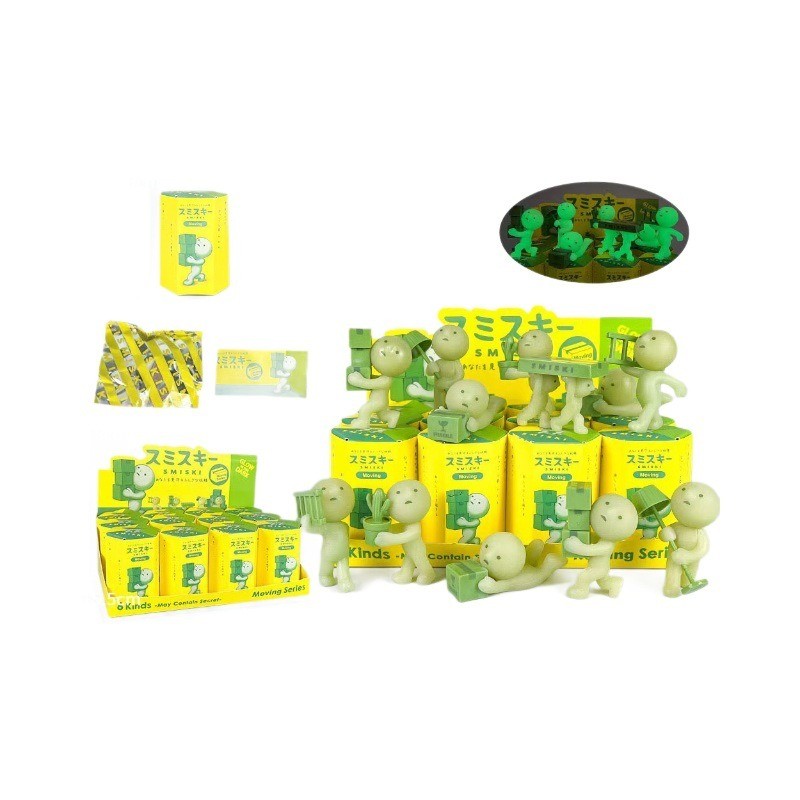 Jual OKAMA RUN SMISKI Dynamic Series Light-Up Doll Model Blind Box ...