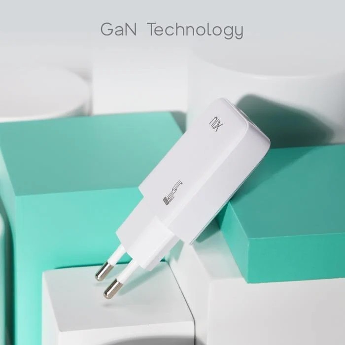 Jual NIX Ultra Slim Charger TCB002 45W GaN USB-C USB-A Fast Charging ...