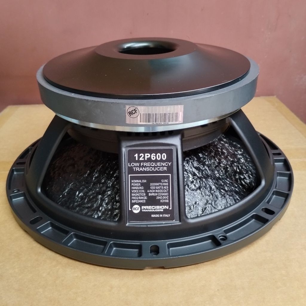 Jual SPEAKER KOMPONEN RCF 12 INCH RCF 12P600 ORIGINAL KULIT JERUK VOICE ...