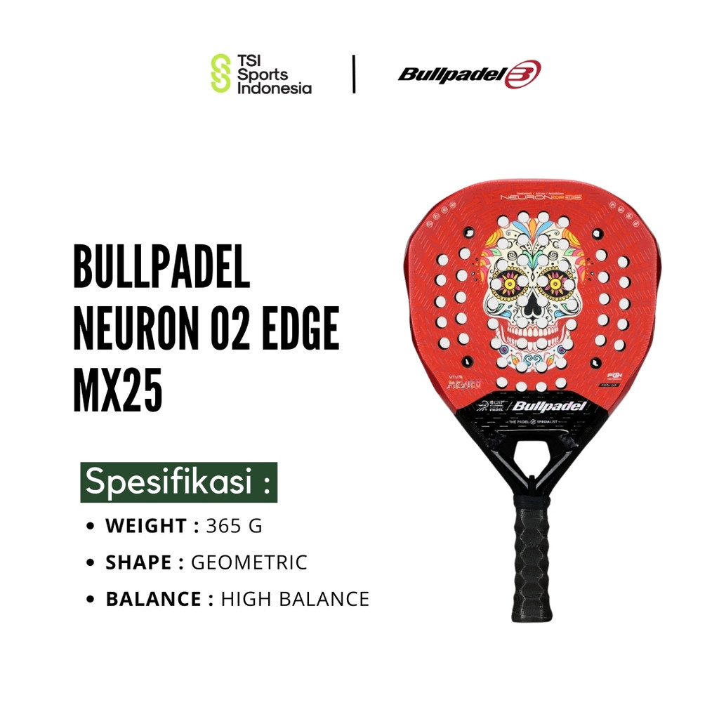 Jual Raket Padel Bullpadel NEURON 02 EDGE MX 25 LIMITED EDITION ...
