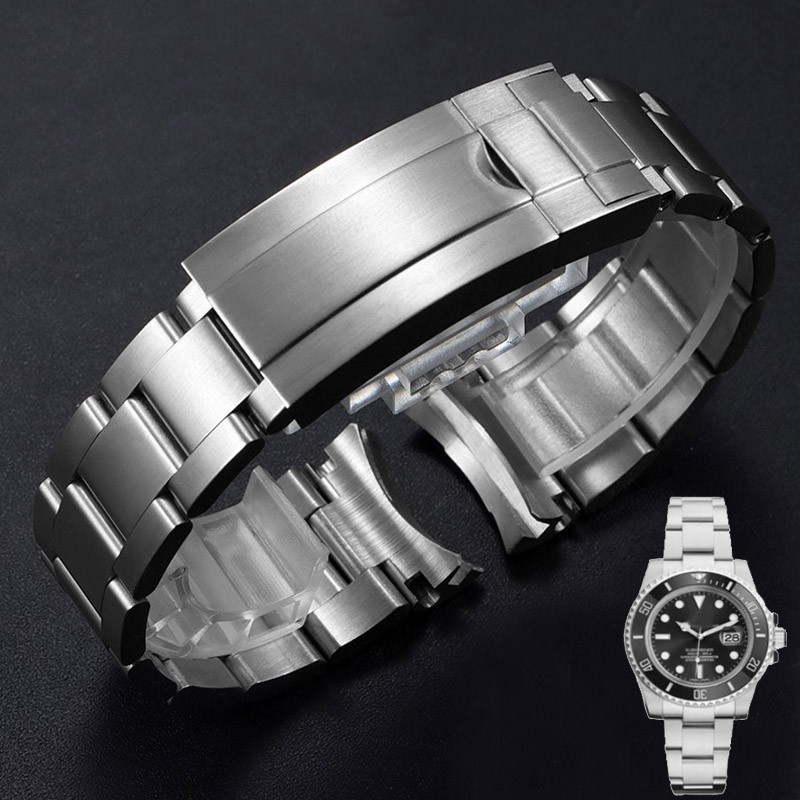Jual Solid Stainless Steel Wat Band For Rolex Oyster Perpetual Datejust ...