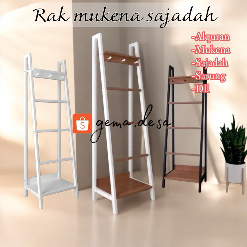 Jual Rak Mukena Minimalis Finishing Cat- Tempat Mukena dan Sajadah ...