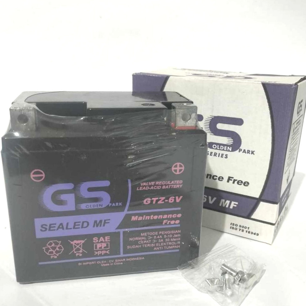 Jual ACCU FULL KERING VARIO / PCX GTZ6V GS GOLDEN SPARK | Shopee Indonesia