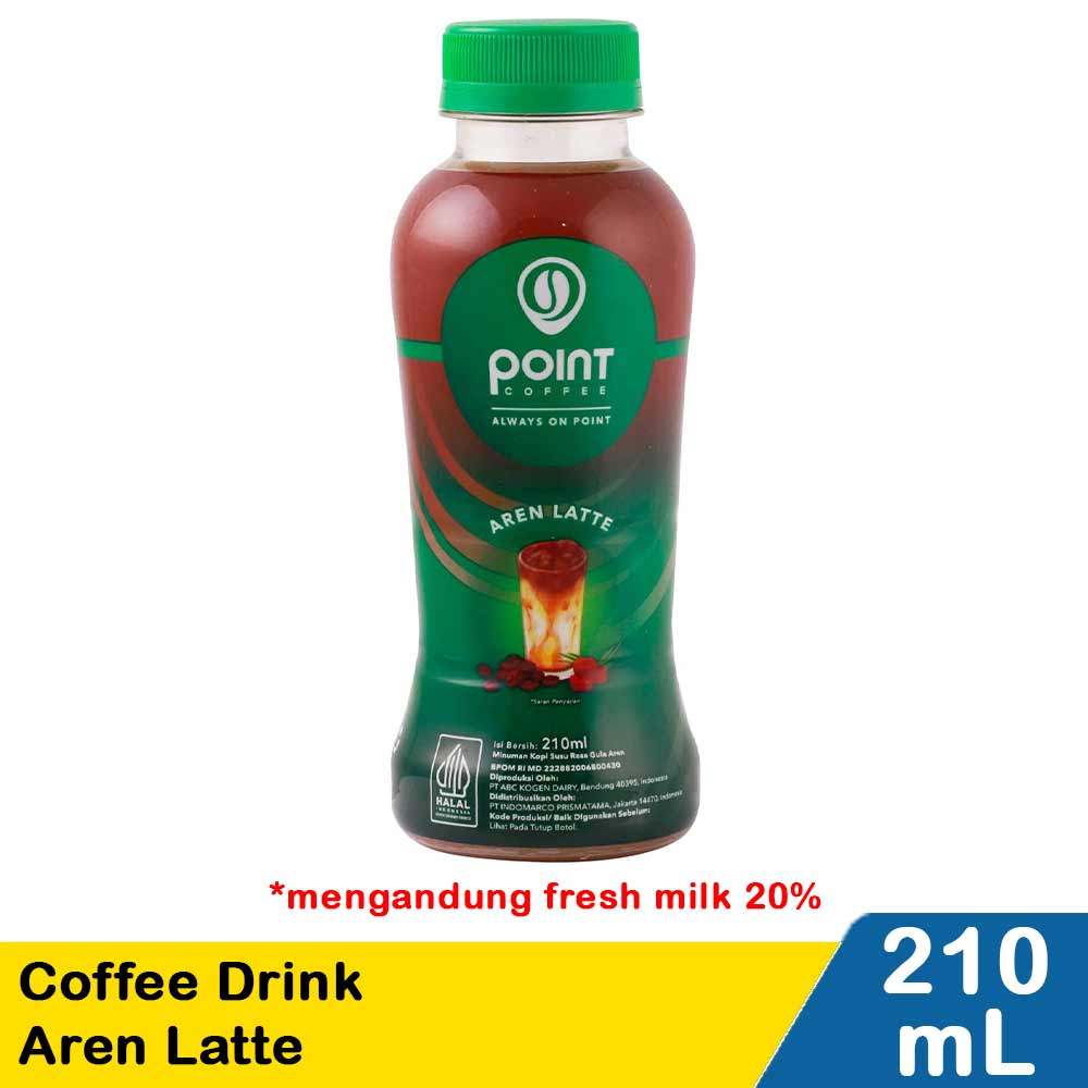 Jual POINT COFFEE COFFEE DRINK AREN LATTE 210ml | Shopee Indonesia