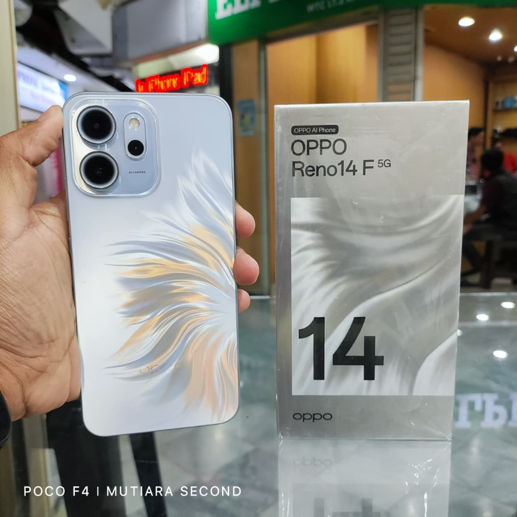 Jual Oppo Reno 14F 5G Ram 12GB Rom 256GB Second Resmi | Shopee Indonesia