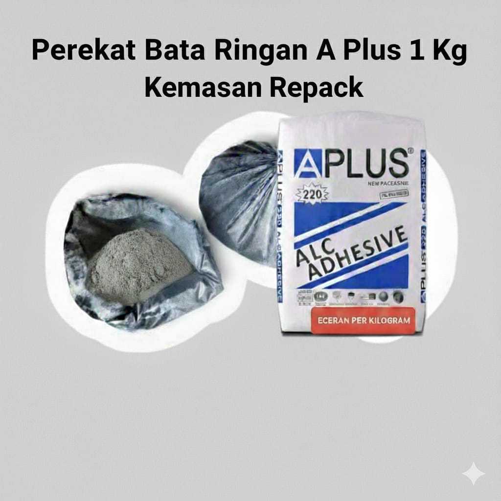 Jual Perekat Bata Ringan Repack 1 Kg,perekat Aplus 220 ,perekat bata ...