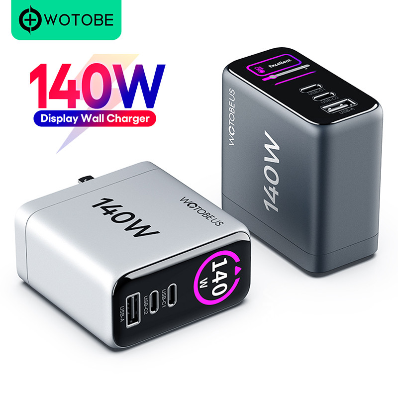 Jual 140W GaN arger USB C Fast arging Station Ai Visualization Window ...