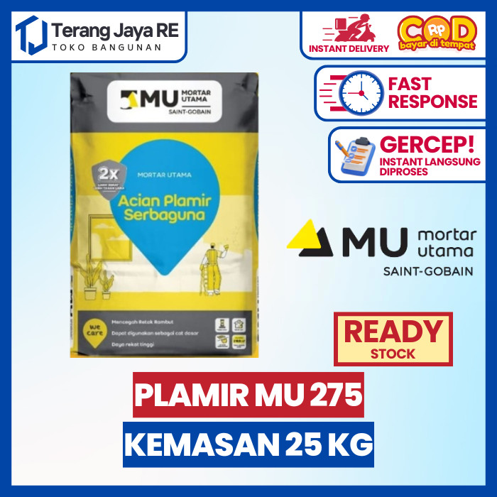 Jual Acican Serbaguna / Plamir MU275 Kemasan 25 KG | Shopee Indonesia