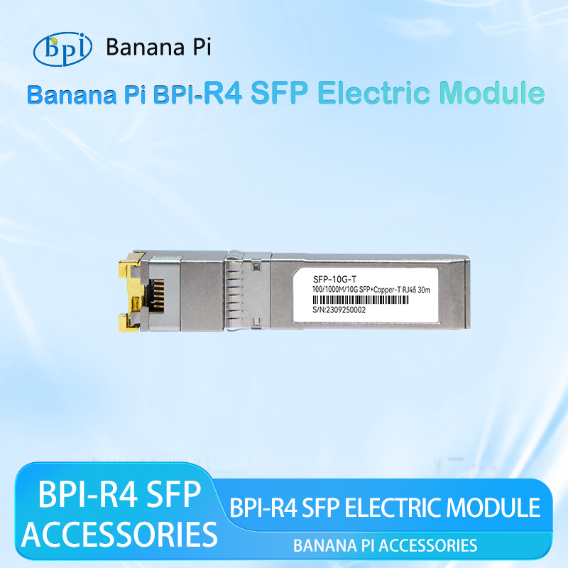 Jual Banana Pi BPI-R4 SFP-10G-T 100/1000M/10G SFP+Copper-T RJ45 30m ...