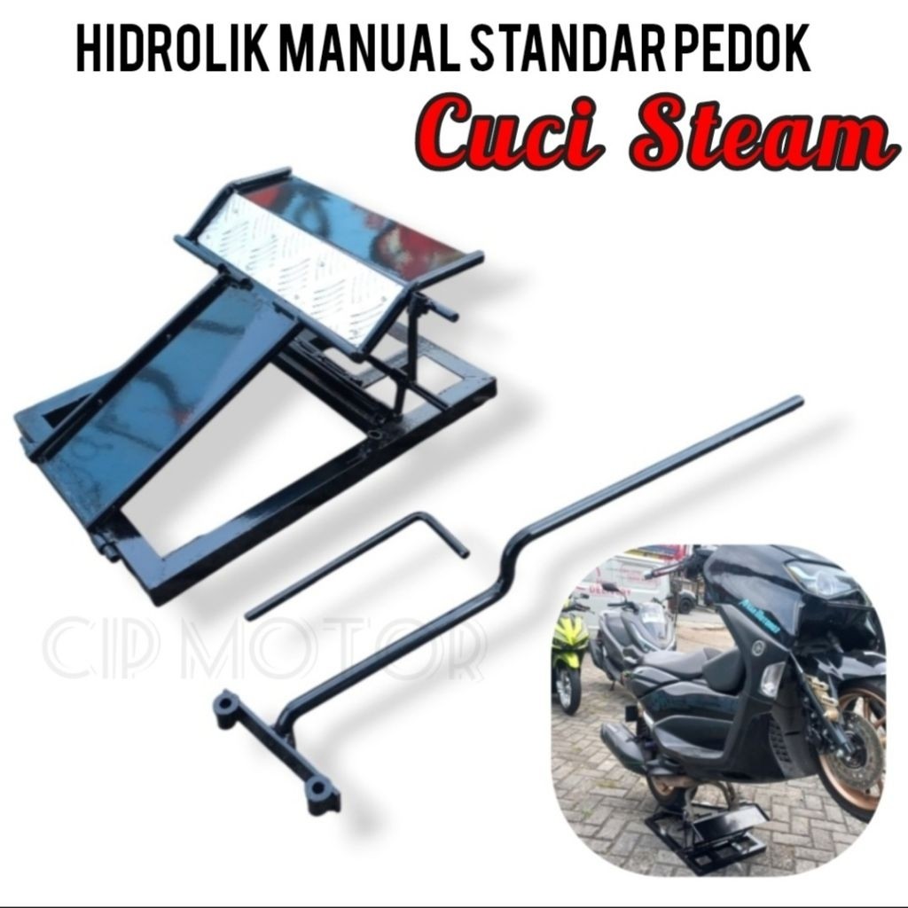 Jual LEGIT HIDROLIK CUCI MOTOR MANUAL Alat Cuci Motor Portabel Standar ...