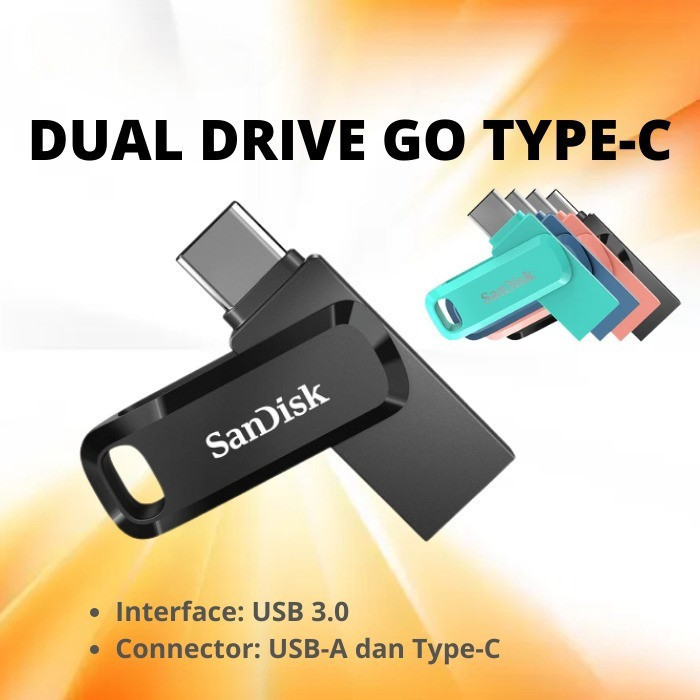 Jual Flashdisk 256GB/128GB/64GB flash drive 2in1 OTG typeC mini flash ...