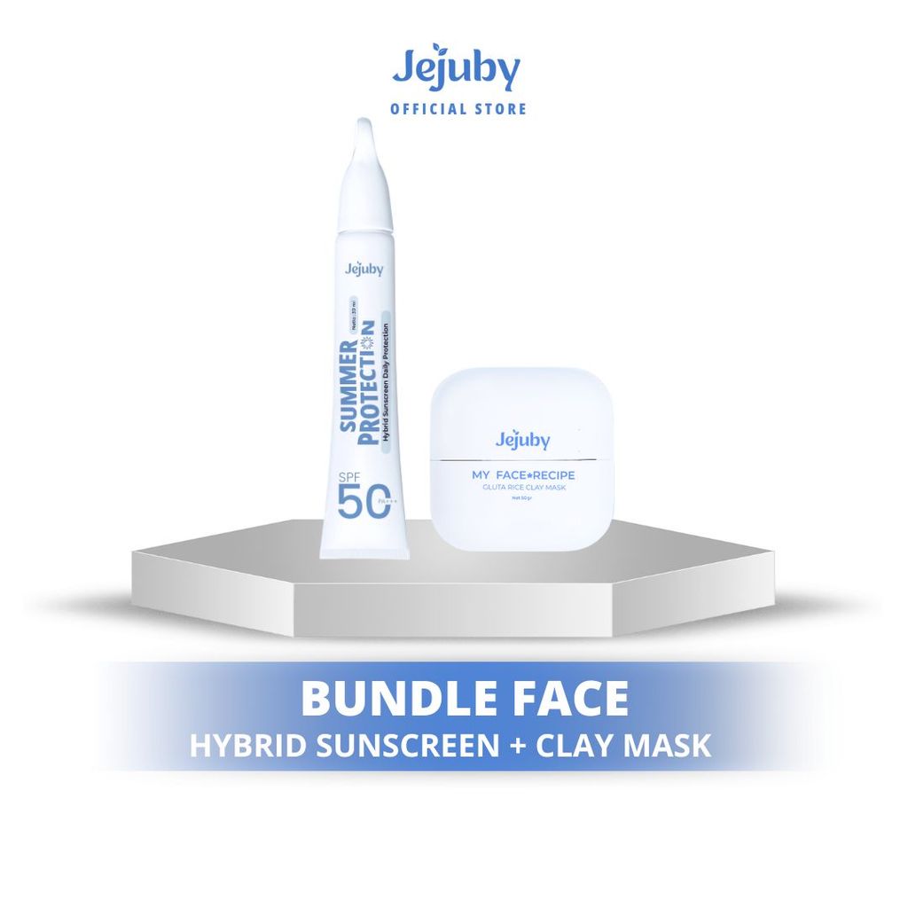 Jual [SPECIAL FACE] Hybrid Sunscreen SPF 50 PA+++ & Gluta Rice Clay ...