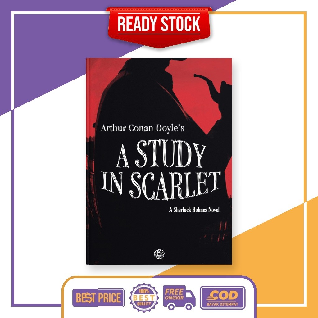 Jual (English) A Study in Scarlet: A Sherlock Holmes by Sir Arthur ...