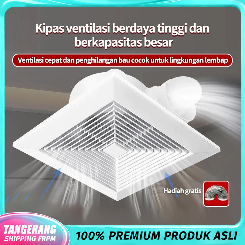 Jual Exhaust Fan Plafon 12 Inch Ducting Ventilasi Rumah Kipas Blower ...