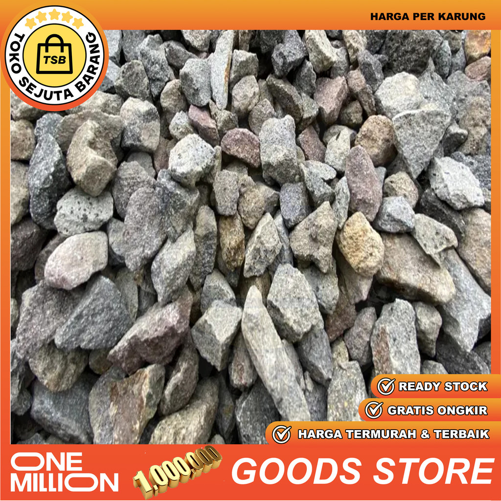 Jual Batu Koral Karungan Batuan Krikil Batu Air Cor 1 Karung Bahan ...
