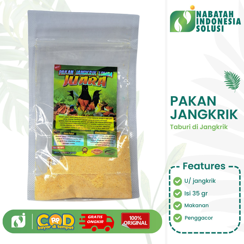 Jual PAKAN JANGKRIK KONTES JUARA PAKAN MAKANAN VOER BURUNG KICAU ...