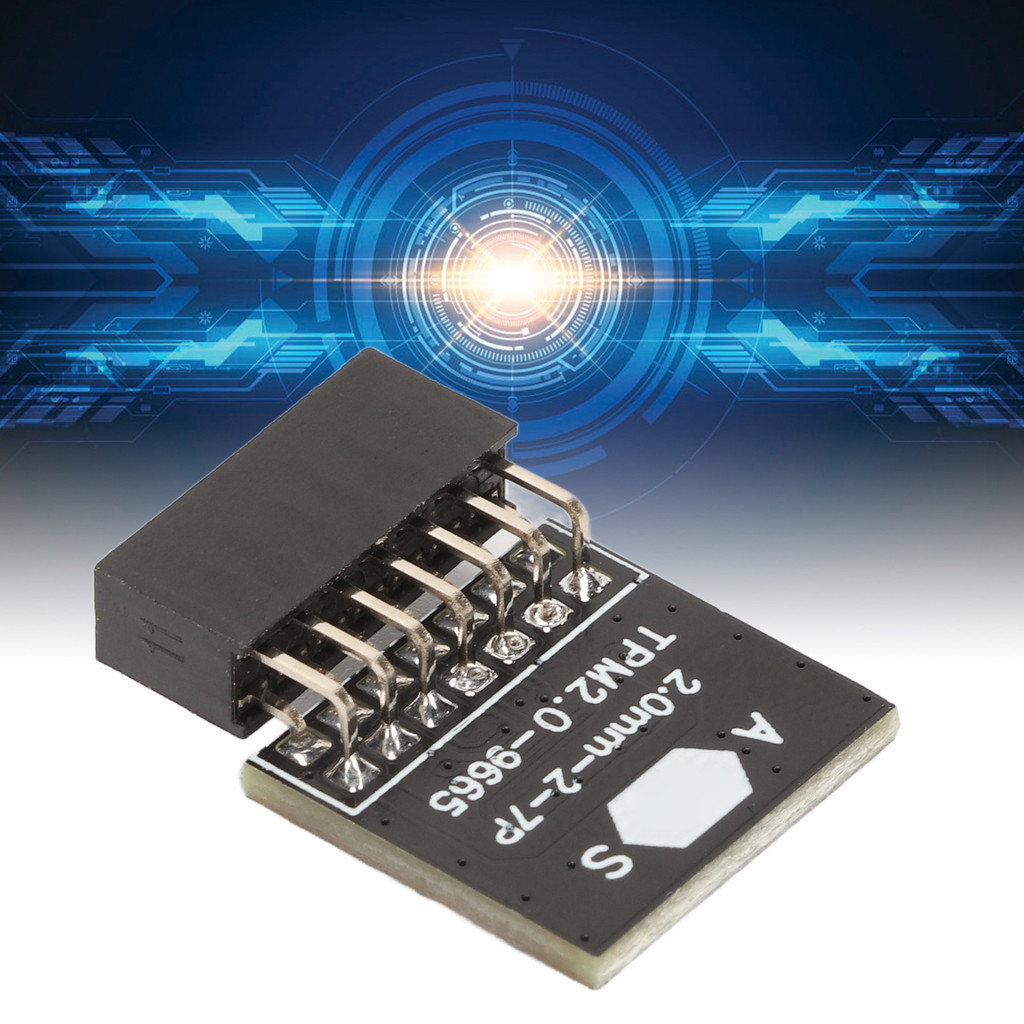 Jual TPM 2.0 Chip TPM 2.0 Module TPM 2.0 Module TPM Chip 14 Pin 2x7P ...
