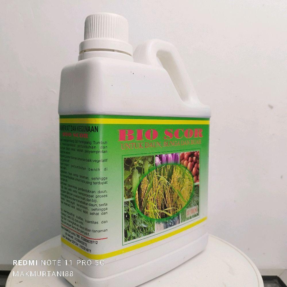 Jual Nutrisi tanaman untuk daun bunga dan buah, bio SCOR 1 ltr | Shopee ...