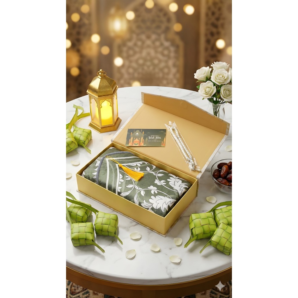 Jual Al Jeddah Paket Hampers Spesial Box White Gift Idul Fitri Elegan ...